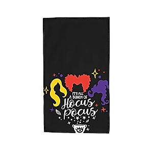 SUPLUCHOM Hand Towel Sanderson Sisters Halloween Hocus Pocus for Bathroom Kitchen Microfiber Fingertip Bath Towels 16 x 27.5 Inch Soft Decorative Home Hotel Gym Laundry Room