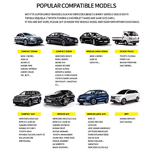 kingphenix Premium PU Car Seat Cover - Front Seat Protector Works with 95% of Vehicles - Padded, Anti-Slip, Full Wrapping Edge - (Dimensions: 21'' x 20.5'') - 1 Piece, Black