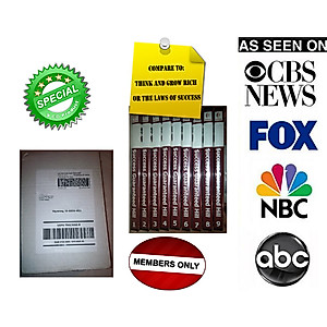 Napoleon Hill Audio Cd- Original Series Set Laws of Success Collection Gifts