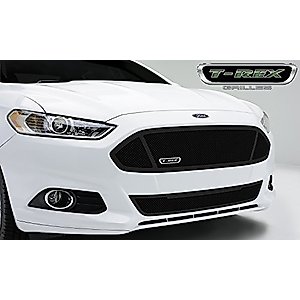 T-Rex Grilles 2013-2015 Ford Fusion Upper Class Series Main Grille, Black, 1 Pc, Replacement, 3 Window Design - PN #51531