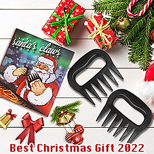 SANTAMADE Santa's Claws Stocking Stuffers for Men Women, Meat Claws for Shredding and Marshmallow Roasting Sticks