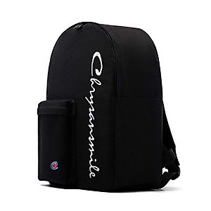 Chrysansmile Canvas Backpack for Women Casual Outdoors College Travel Daypack 15.6 Inch Laptop Backpacks - Black