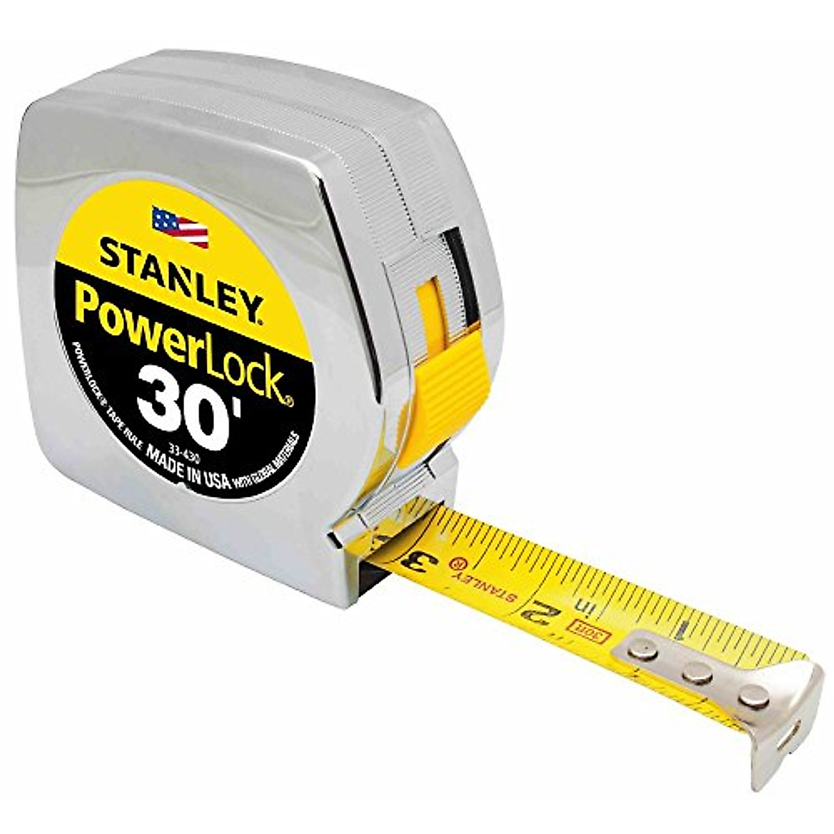 Stanley 33-430 1" X 30' PowerLock Tape Measure, 4 Pack