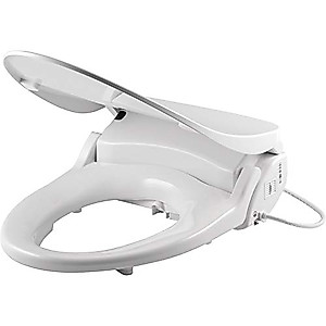 Bemis B1980NL 000 Renew Plus Heated Bidet Cleansing Spa with Warm Air Dryer, 3 Wash Functions and iLumaLight Night Light, ELONGATED, White