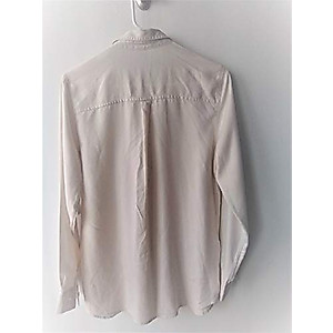 Old Navy Long Sleeve Shirt Tencil Beige