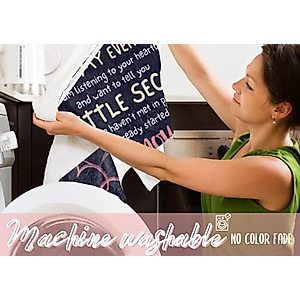 InnoBeta New Mom Gifts for Women, Expecting Mom Gifts, Mom-to-Be Gift, Pregnancy Gifts, Soft Throw Blanket 50"x65" - Letter