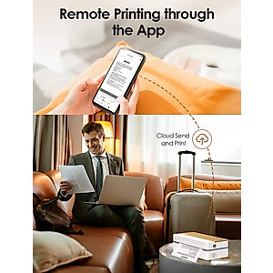 iDPRT A4 Thermal Printer, Future800 Inkless Printer, 300dpi Resolution 4ips Fast A4 Paper Printer with Auto Cutting, 100 Sheets Capacity, Compact Design, Support WiFi App Wireless or USB Connection