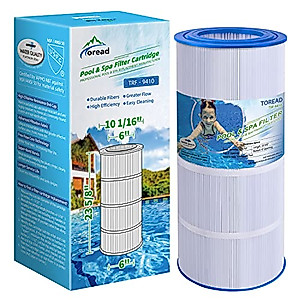 TOREAD Replacement for Pool Filter Pentair CC100, CCRP100, PAP100, PAP100-4, Ultral-C3, Unicel C-9410, R173215, Filbur FC-0686, 59054200, 160316, 160354, SP100 Predator 100, 100 sq. ft. Cartridge