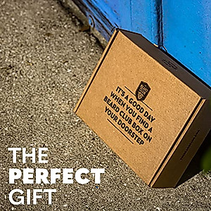 Beard Club - Everyday Beard Care Kit - Style, Moisturize and Grow a Healthier Beard - Straight Edge Razor, Beard Shampoo, Cedar Beard Balm and Beard Oil, Boar Bristle Beard Brush - Gift Kit