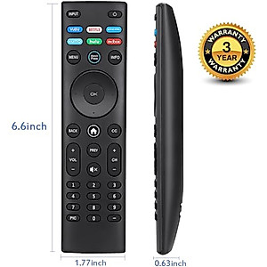 XRT140 Universal Remote Control for All VIZIO Smart TVs, TV Remote Replacement for VIZIO TV Smartcast D-Series E-Series M-Series P/PX-Series V-Series, OLED-Series