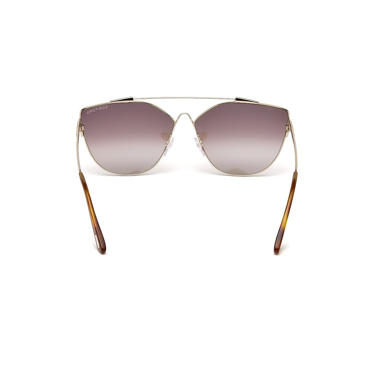 Tom Ford FT0563 28G Shiny Rose Gold Jacquelyn Pilot Sunglasses Lens Category 2