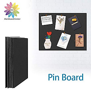 MBC MAT BOARD CENTER, 3/16" Thick Foam Core Board 11x14, Black Foam Backing Boards (Pack of 10)