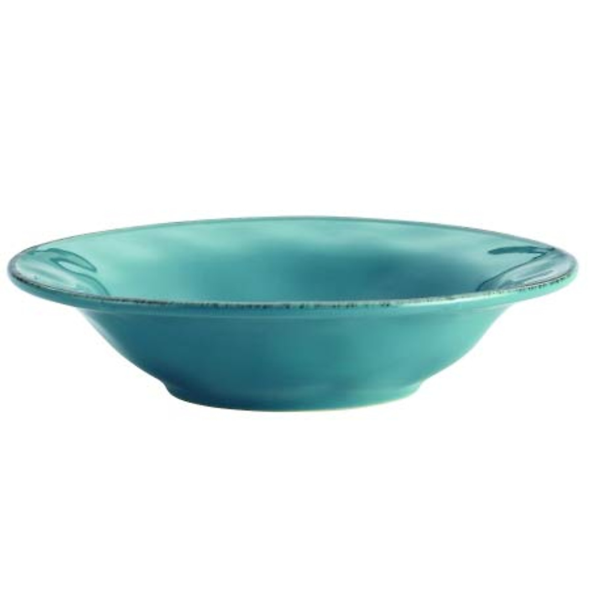 Rachael Ray 57249 10 in. Cucina Dinnerware Round Serving Bowl44; Agave Blue