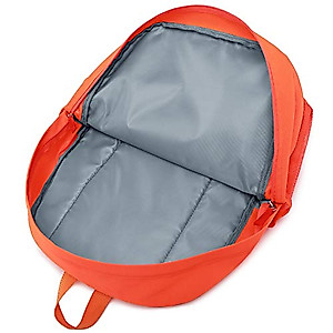 abshoo Classical Basic Womens Travel Backpack For College Men Water Resistant Bookbag (Tangerine)