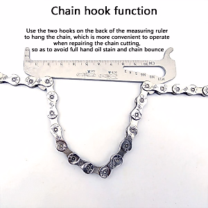 DGHAOP Bicycle Chain Checker Bike Chain Wear Indicator Gauge Measuring Ruler Tool