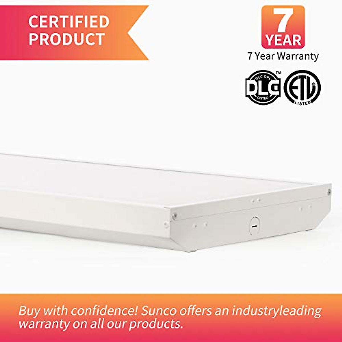 Wirefield High Bay Led Shop Lights 2FT 100W 13000LM Linear LED Industrial Workshop Light,Warehouse Light 5000K Daylight,0-10V Dim,4Lamp Fluorescent Equivalent,Hanging and FlushMount,DLC and UL Listed