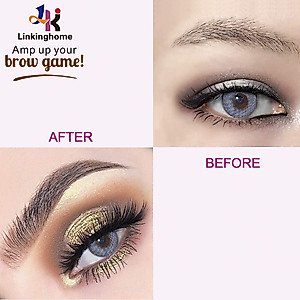 Eyebrow Stencil, 24 Eyebrow Shaper Kit, Reusable Eyebrow Template With Strap, 3 Minutes Makeup, Suitable for 98%