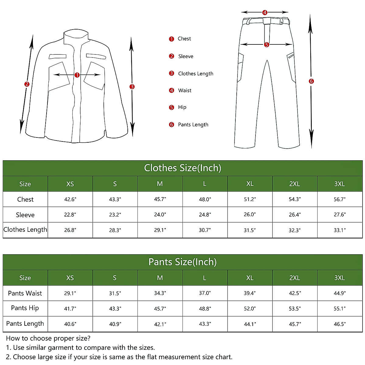 AKARMY Unisex Lightweight Military Camo Tactical Camo Hunting Combat BDU Uniform Army Suit Set MCF Black CP