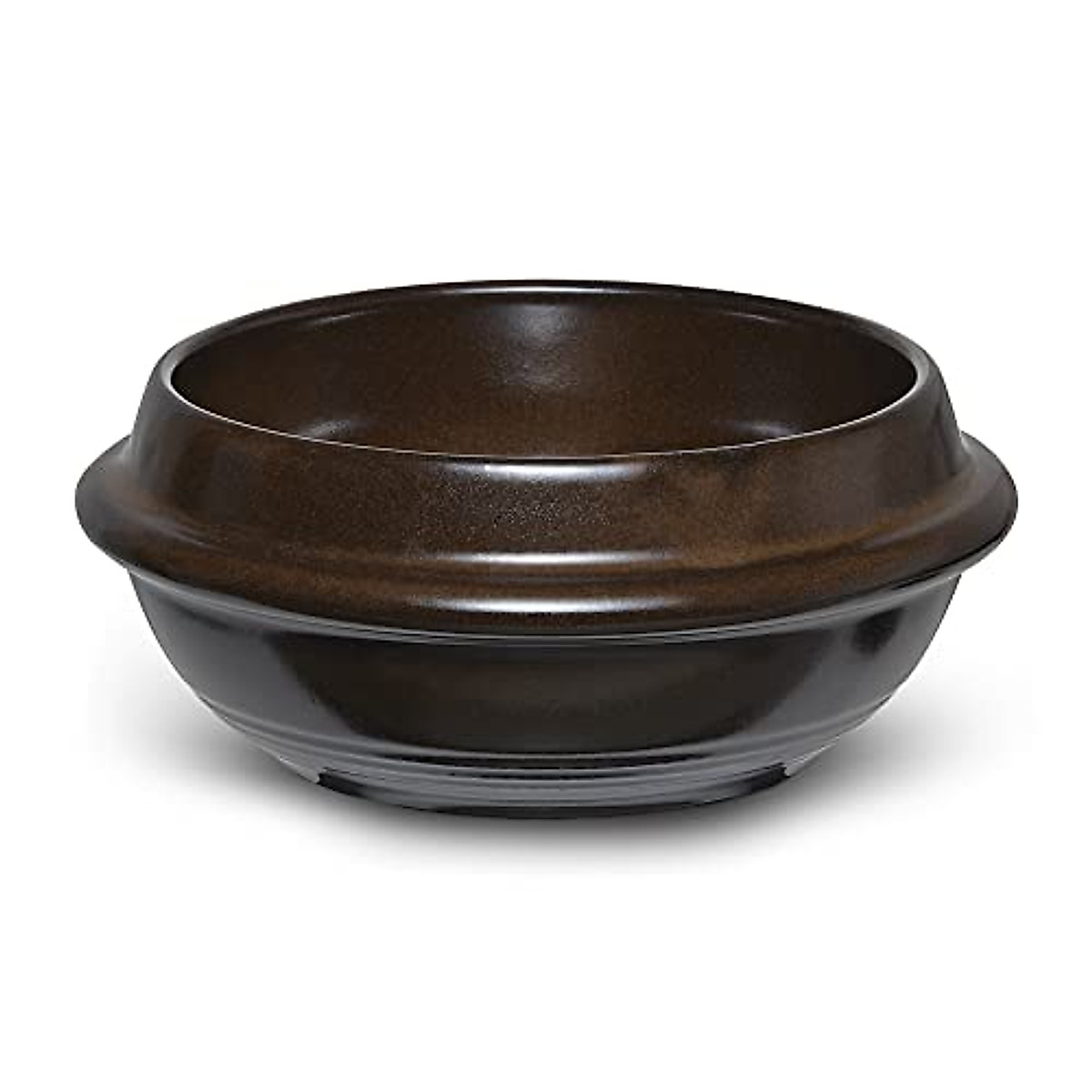 Ttukbaegi Pot With Lid 뚝배기 Korean Pot Ramen Pot Stone Clay Pots For Cooking Korean Pot Ceramic Cooking Pot Korean Stone Pot Korean Bowl Onggi Kimchi Pot (Large 30oz) Ttukbaegi Pot With Lid 뚝배기 Claypot