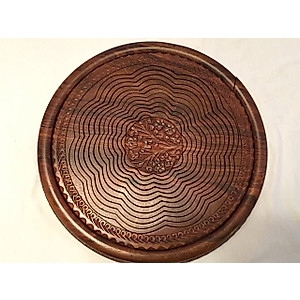 Special DAY Wedding LOVE Gift Wooden Collapsible Fruit Basket (12"x12"x12") Elegant Wooden Foldable Fruit Basket Circular Hand Crafted Valentine Day Gift