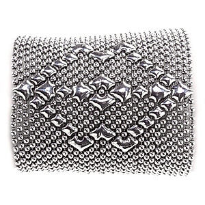 B50-AS Antique Silver Bracelet - Liquid Metal by Sergio Gutierrez (7.75)