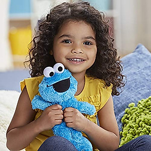 Sesame Street Little Laughs Tickle Me Cookie Monster, Talking, Laughing 10-Inch Plush Toy for Toddlers, Kids 12 Months and Up