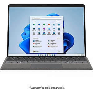 Microsoft Surface Pro 8 Tablet, LTE, Intel i5-1145G7, 8GB RAM, 256GB SSD, Intel UHD Graphics, 13" Touchscreen Display, Windows 11 Pro Laptop Computer, Platinum, EIH-00001 (Renewed)