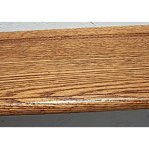 Solid Oak Wall Shelf (48" Wide, Country Medium (03))