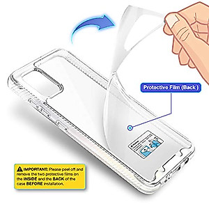 E-Began iPhone 8 Plus Case, iPhone 7 Plus Case, iPhone 6 Plus/6s Plus Case with [Built-in Screen Protector], Full Body Shockproof Protective Matte Bumper Cover, Marble Design Durable Case -Fantasy