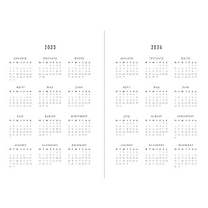 Letts Big Plans A6 2024 day to page with appointments diary - stone