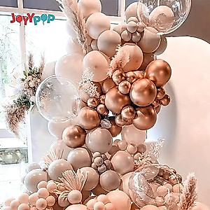 JOYYPOP Gold Rose Balloons Garland Arch Kit, For Baby Shower Wedding Birthday Party Decorations