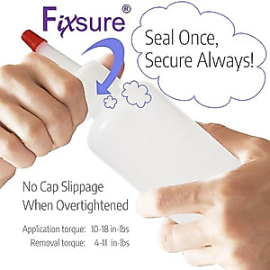 FIXSURE Plastic Squeeze Bottles with Red Tip Cap, 4 Oz Squirt Bottle For Ketchup, BBQ, Sauces, Syrup, Condiments, Oil, Pancake, Cookie Decorating, Dressings, Travel, Camping, Lab, Arts and Crafts (1)