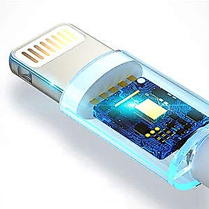 Apple MFI Certified 3-in-1 Cable, Lightning/Type C/Micro USB Cable for iPhone, iPad, Huawei, HTC, LG, Samsung Galaxy, Sony Xperia, Android Smartphones, iPad Pro 2018 and More 3 in 1 White(3FT)