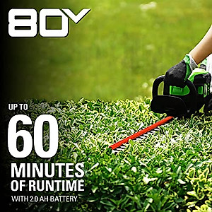 Greenworks Pro 80V 24" Brushless Cordless Hedge Trimmer, Tool Only