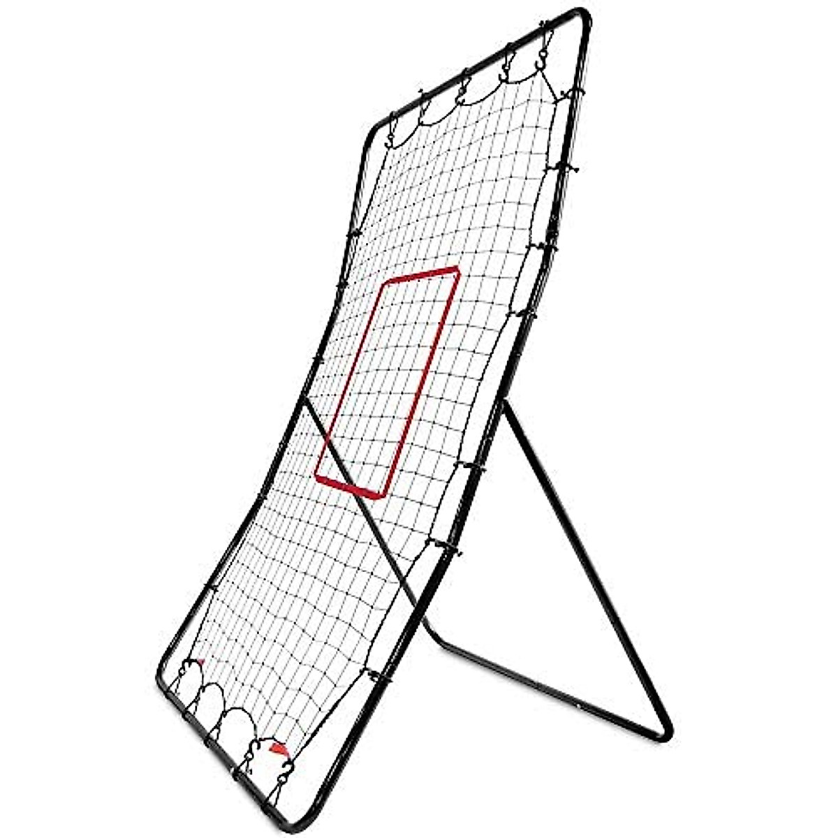 SKLZ PitchBack Baseball and Softball Pitching Net and Rebounder, Black/Red, 2' 9" x 4' 8"