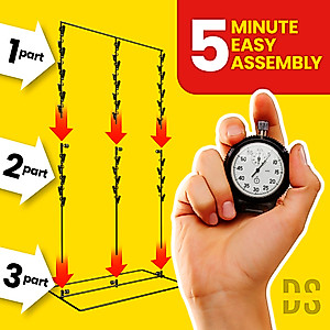 DS THE DISPLAY STORE Black 3-Row Potato Chip Rack Display Stand with 39 Clips, Snack Retail Display Rack, Chip Stand Display for Party, Countertop Chip Bag Holder, Snack Display for Counter