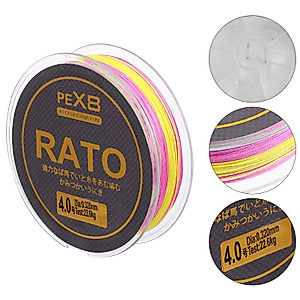 BESTOYARD 1 Roll Braided Fishing line Fishing Tool Fish Braided Line Fishing Accessory Fishing Spool line Fishing Supplies Nylon Fishing Wire Strongest Fishing Wire pe Fish skewers