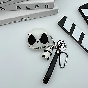 Compatible with AirPods 3 Case Cover, Luminous Skull case Compatible with Airpods 3rd Generation Cases (2021), Cute Funny Anime Case for Airpods 3