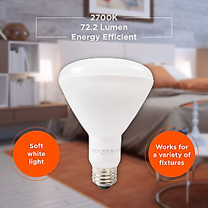 TCP Recessed Kitchen LED Light Bulbs, 65W Equivalent, Non-Dimmable, Soft White (6 Pack)