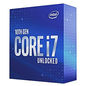 Intel Core i7-10700K Desktop Processor 8 Cores up to 5.1 GHz Unlocked LGA1200 (Intel 400 Series Chipset) 125W (BX8070110700K)