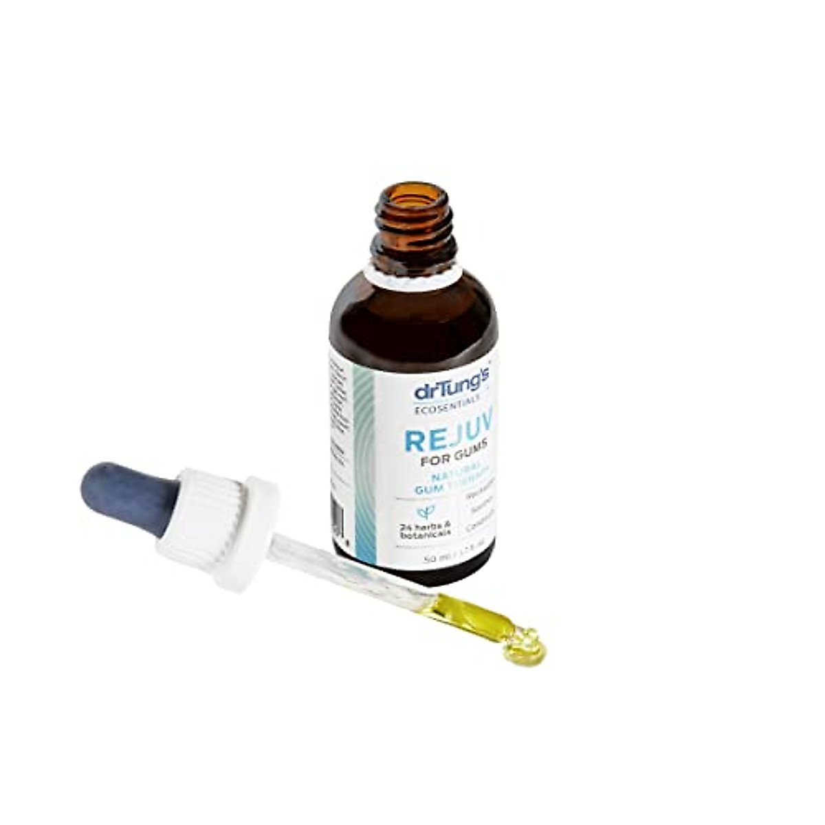 DrTung's REJUV for Gums - Natural Formula for Healthy Gums, 24 Herbs and botanicals, 1.7 Ounce