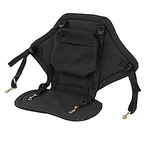 Kayak Seat, Universal Detachable Padded Canoe Seat Kayak Backrest Cushion with Adjustable Strap for Drifting Rafting Canoeing Kayaking Fishing