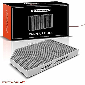 A-Premium Cabin Air Filter with Activated Carbon Compatible with Porsche Panamera 2017-2021 2.9L 4.0L, Panamera 2019-2020 3.0L, Panamera 2022-2023 2.9L 4.0L, Taycan 2020-2023, Replace# 971819429