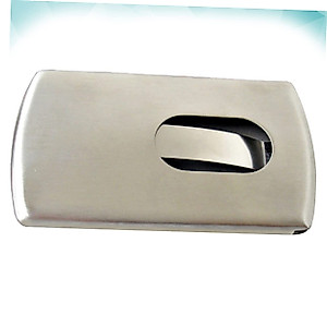 VILLCASE Stainless Steel Business Card Case Portable Metal Name Holder Credit Card Slot Sleek Design
