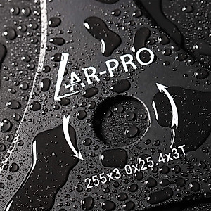 AR-PRO (2-Set 10" x 3T Steel Brush Blades – 2 Blades, 2 Washers and Adaptor Kit | for Cutter, Trimmer, Weed Eater | Made from Carbon Steel, Cuts Like Butter