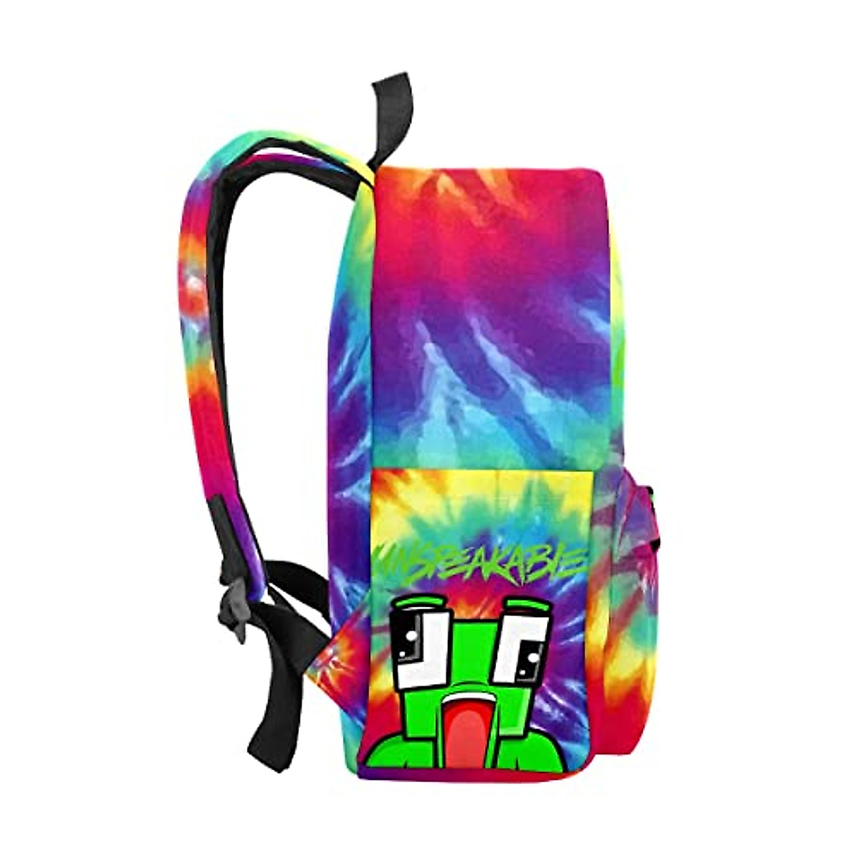 Kids School Bag Girls Boys Backpack Cute Cartoon Frog Lightweight Shoulder Book Bag Durable Middle Elementary Daypack Travel with Water Bottle Pocket