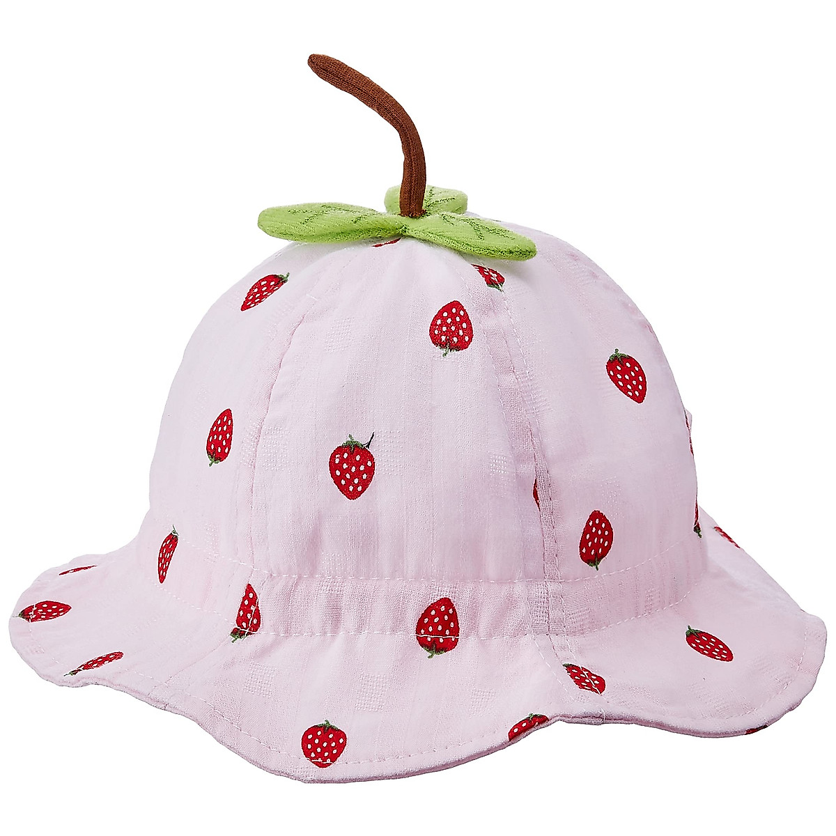 Baby Sun Hat Toddler Summer Beach UPF 50+ Sun Protection Bucket Hats for Baby Girls Infant Beach Hat with Wide Brim Kids Caps Pink