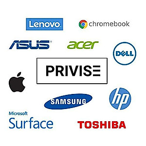 Privise Webcam Cover | PC, Smartphone & Laptop Camera Cover • Made in Germany • Compatible for MacBook, iMac & iPhone • Strong Webcam Sticker • Effective Privacy Protection • Ultra Thin (black) • 3pc