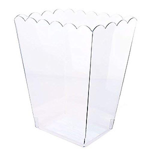 Amscan Large Scalloped Container, Clear