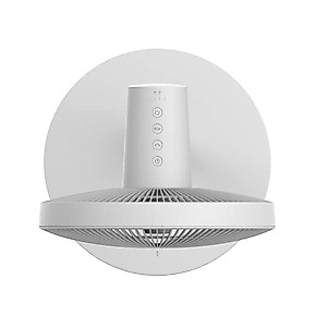 Xiaomi Mi Smart Standing Fan 2, Dual Blades, Natural Breeze, Voice Control, DC Motor, 140° Ventilation, 100 Levels, Silent all Night, Works with Google, Alexa, White